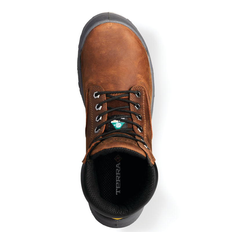 Men's Terra Sentry 2020 6" Nano Composite Toe Safety Work Boot with ...